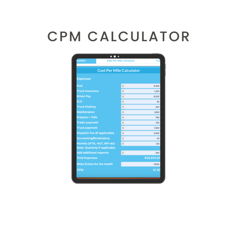 Cost Per Mile Calculator Expert Assistance For Your Trucking Cost Per Mile Calculator Expert Assistance For Your Trucking